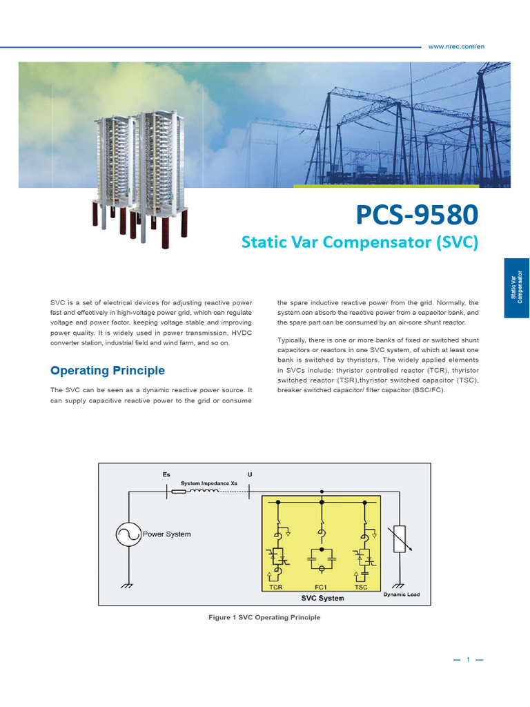 FICHA TECNICA CEV (COMPENSADOR ESTÁTICO DE VARS) SVC CEV NR Electric ...