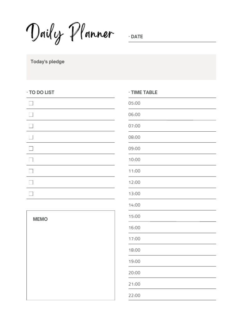 2025 Daily Planner and Organizer | PDF