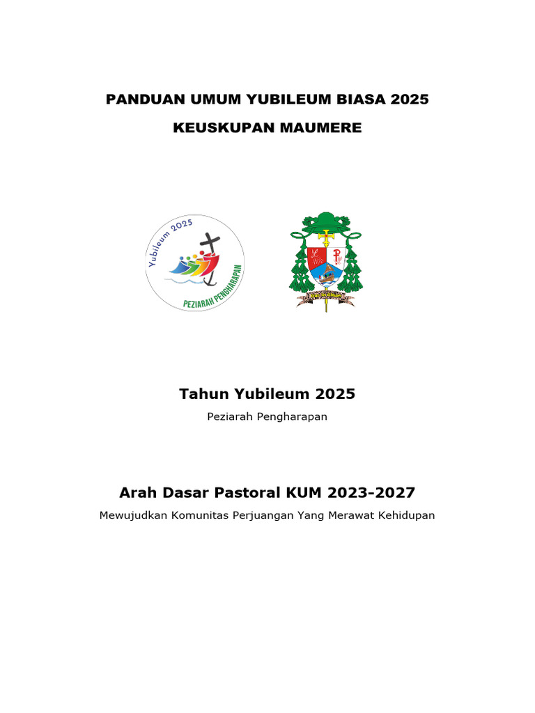 Panduan Yubileum 2025 KUM | PDF