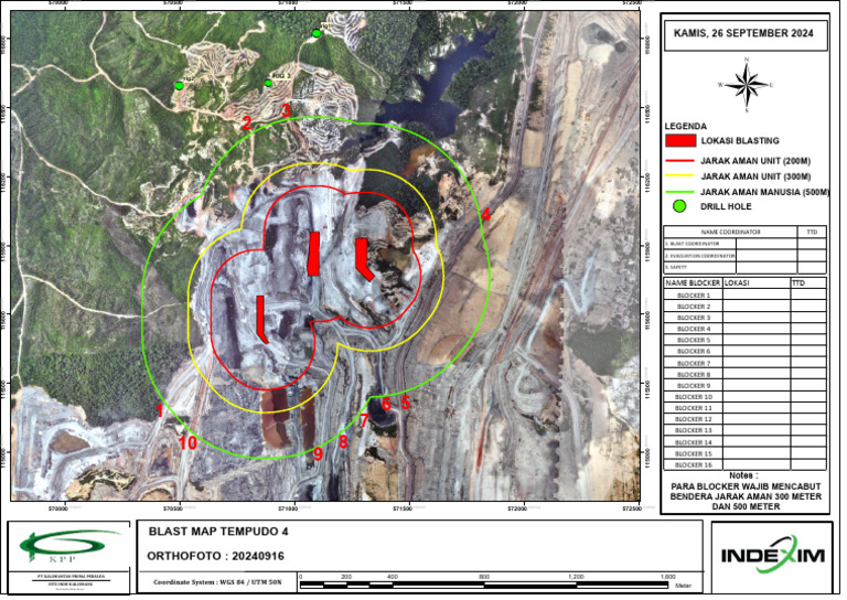Contoh Blast Map | PDF | Geodesy | Cartography