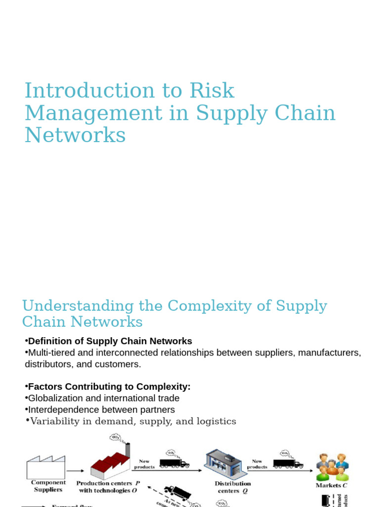 Chap 1 Risk Management | PDF | Supply Chain | Risk