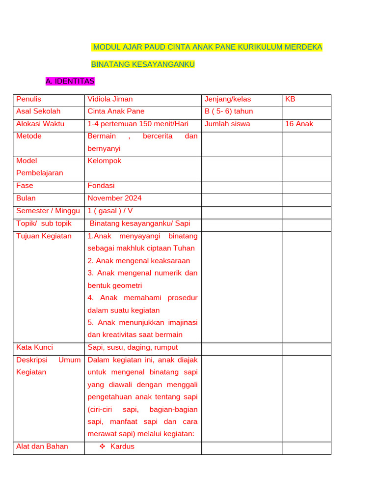 MODUL AJAR MIKRO TEACHING - REVISIrklgnslfg SDFG | PDF