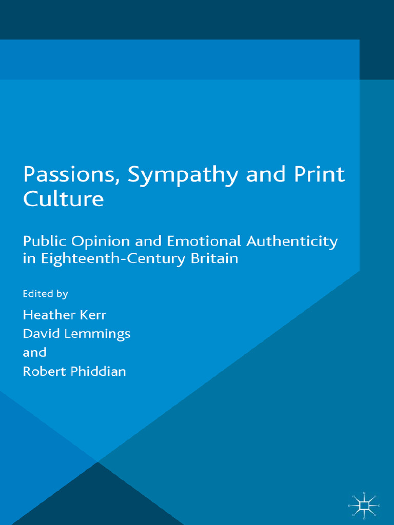 (Palgrave Studies in the History of Emotions) Heather Kerr, David ...