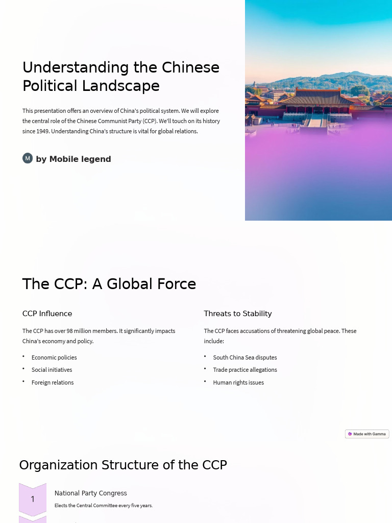 Understanding The Chinese Political Landscape | PDF | China | World ...