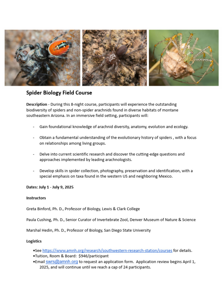 SWRS SpiderCourse Advertisement | PDF
