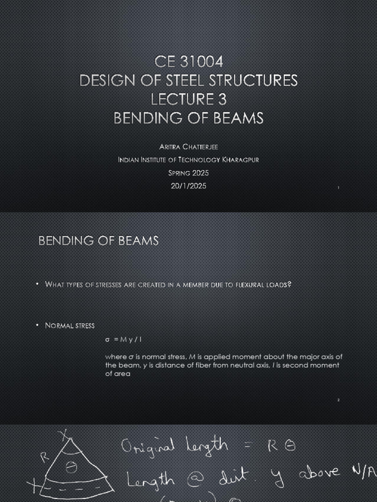 Bending of Beams in Steel Structures | PDF | Bending | Beam (Structure)