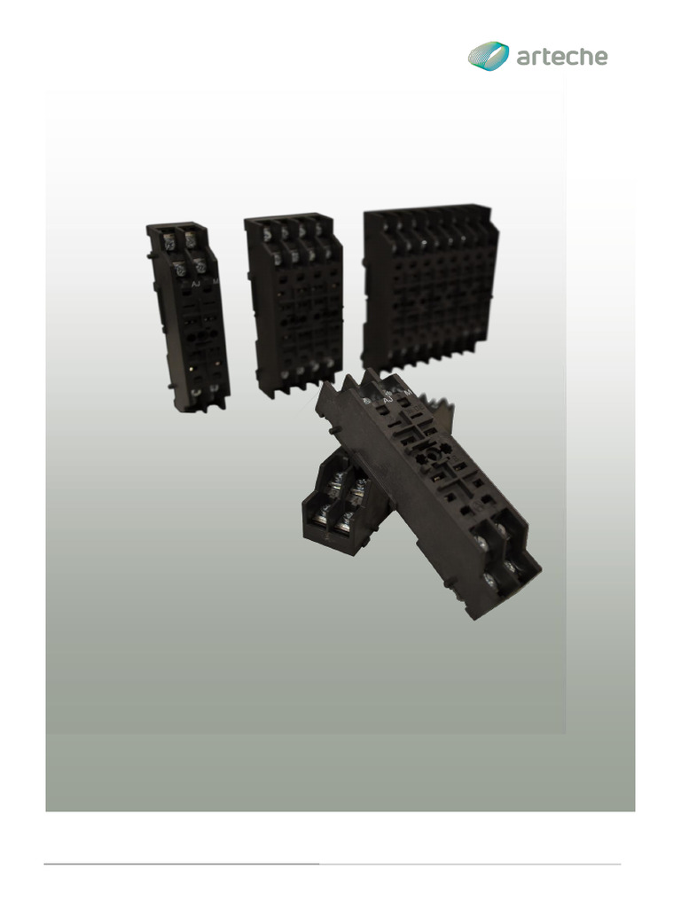 User Manual for ARTECHE Relay Sockets | PDF | Electrical Connector ...