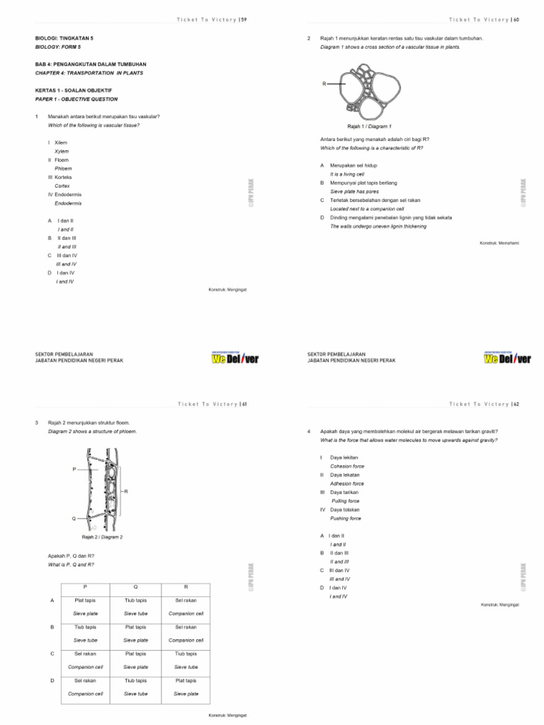 Form 5 Chapter 2 Biology | PDF