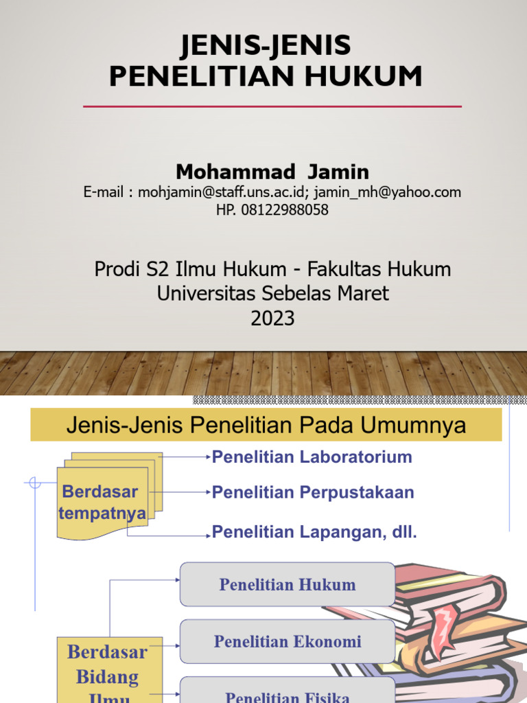 Ke 2 Jenis Jenis Pen Hukum | PDF