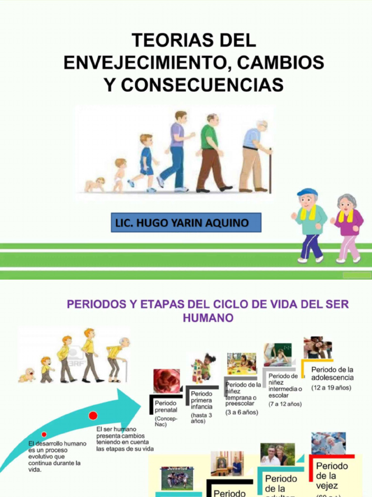 Teorias Del Envejecimiento | PDF