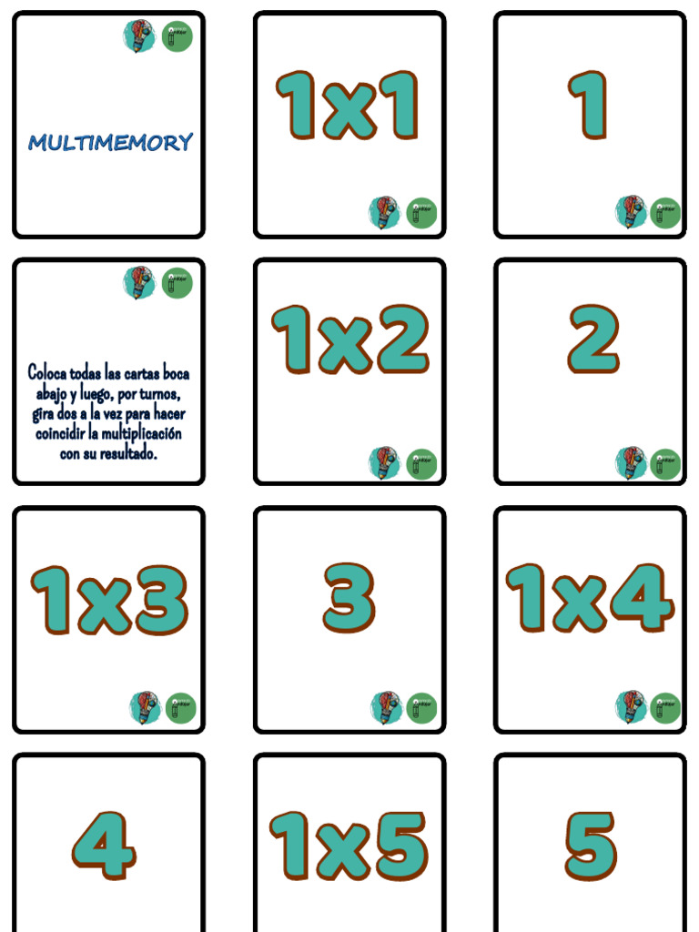 Memory Multiplicaciones | PDF