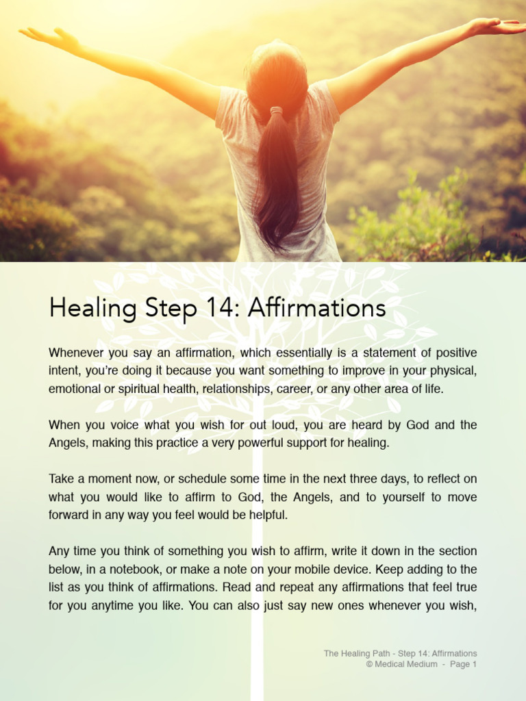 Affirmation Activity Sheet | PDF | Affirmations (New Age) | Prayer