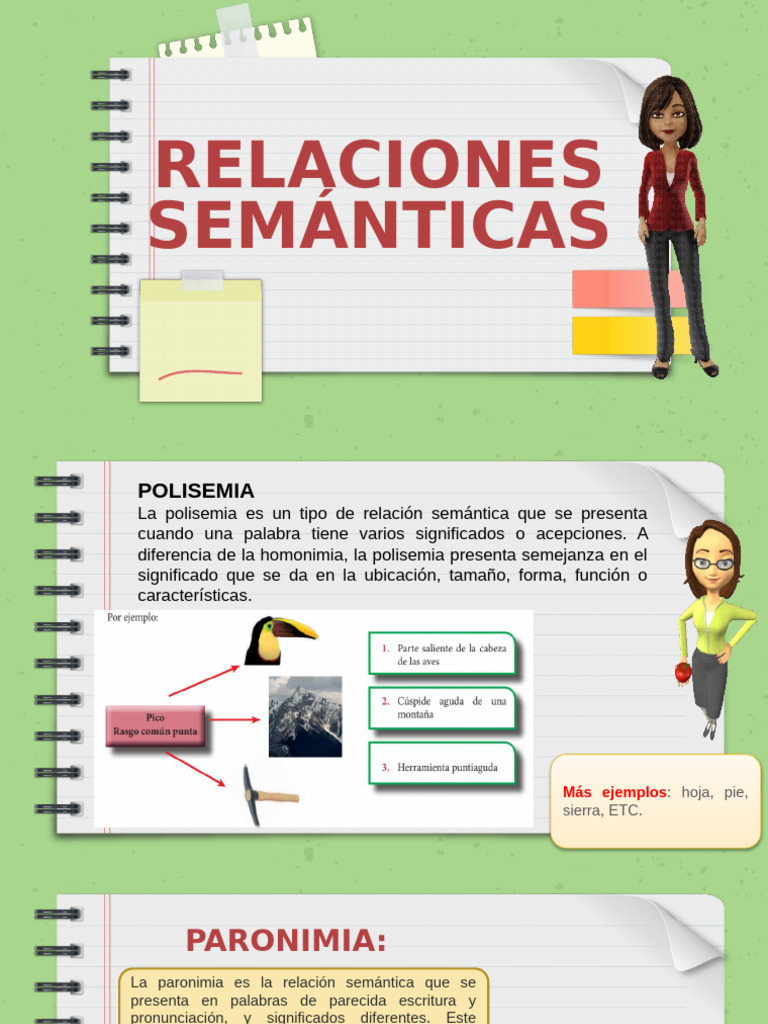 Relaciones Semanticas-4toseminario | PDF