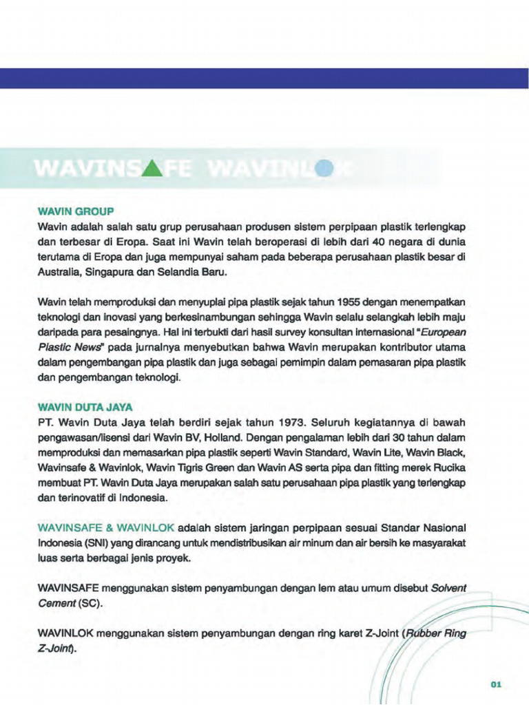 Katalog-Wavin-PVC-SNI - 3 | PDF