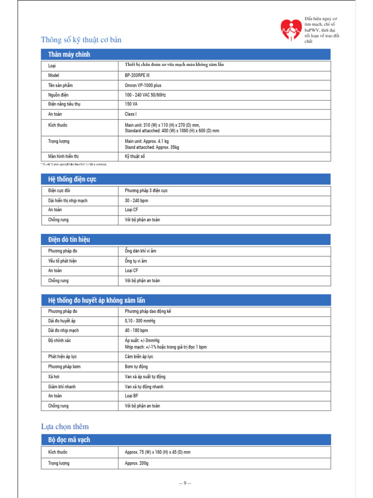 Catalogue VP-1000 Plus trang 9_VN | PDF