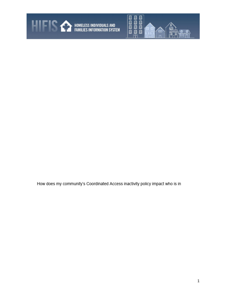 HIFIS Release 4.0.59.1 - Frequently Asked Questions - 0 | PDF | Microsoft Excel | Homelessness