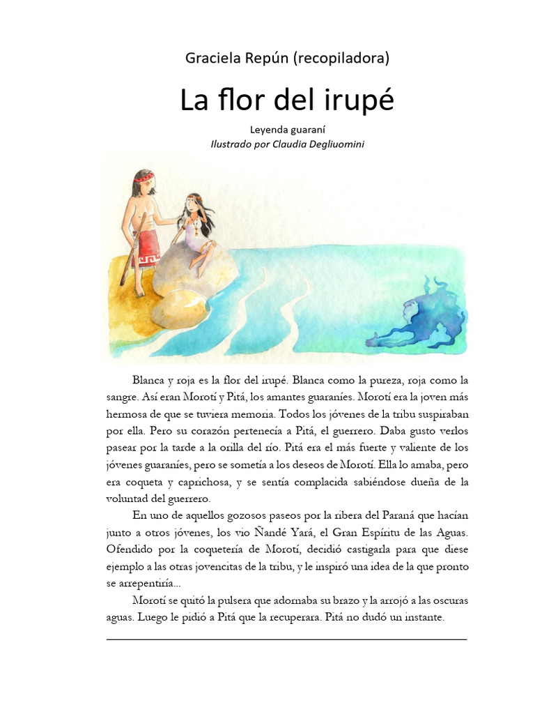 Leyenda de la flor del irupé | PDF