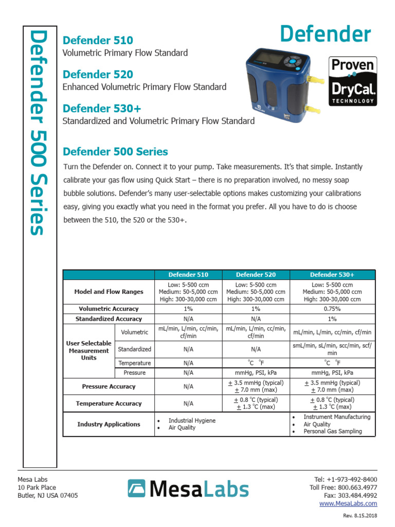 Brosur 14. ILB.V.ENVI-17 (Pump Calibrator Defender 520) - 1 | PDF ...