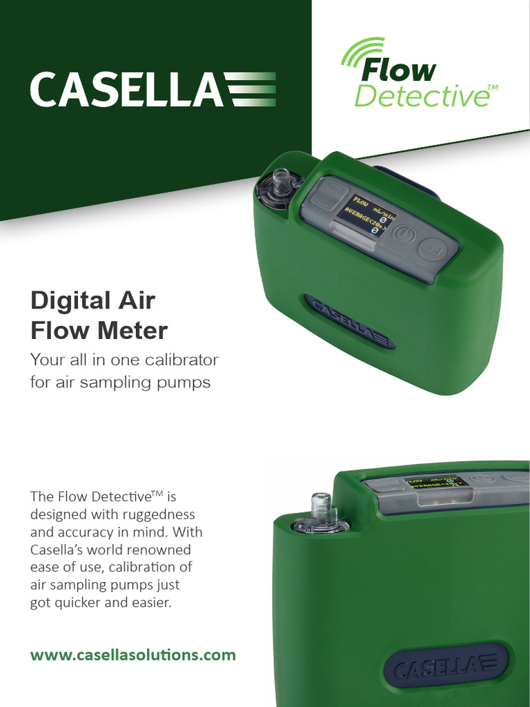 Flow Detective Datasheet English 1 2 | PDF | Calibration | Flow Measurement