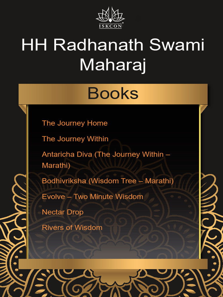 HH Radhanath Swami Maharaj9 | PDF