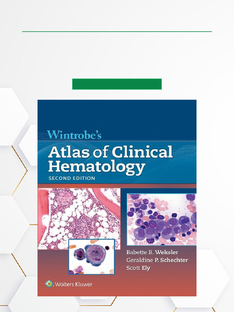 Wintrobe's Hematology Atlas Download | PDF | Staining | Bone Marrow