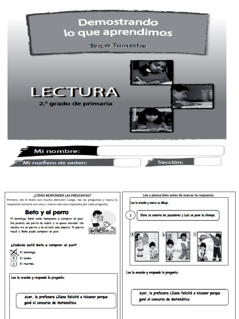 Cuadernillo de Segundo Grado | PDF