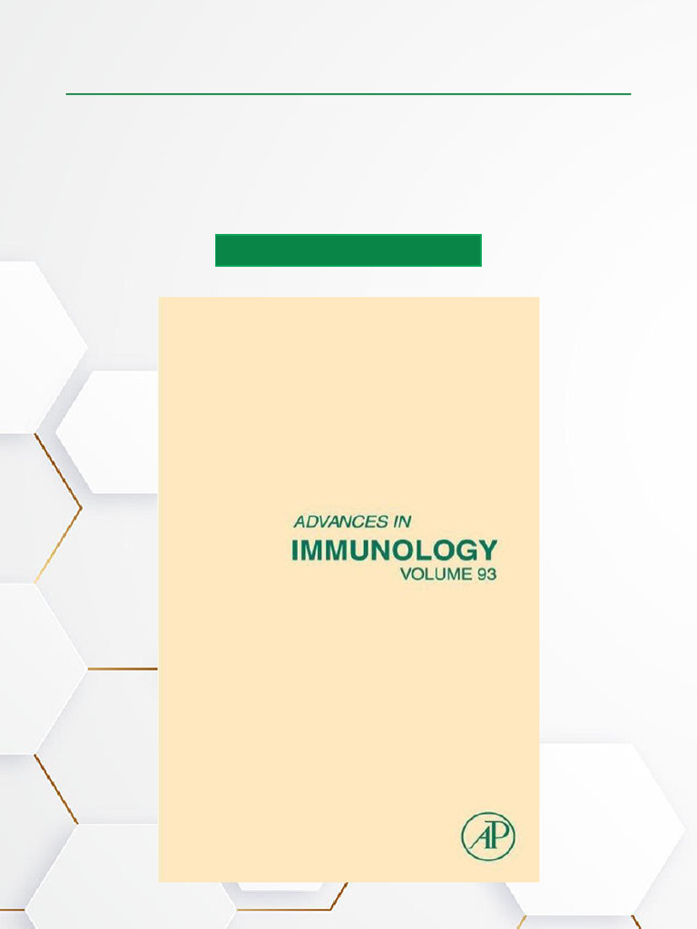 Advances in Immunology PDF DOCX DOWNLOAD | PDF | Antibody | Dna Repair