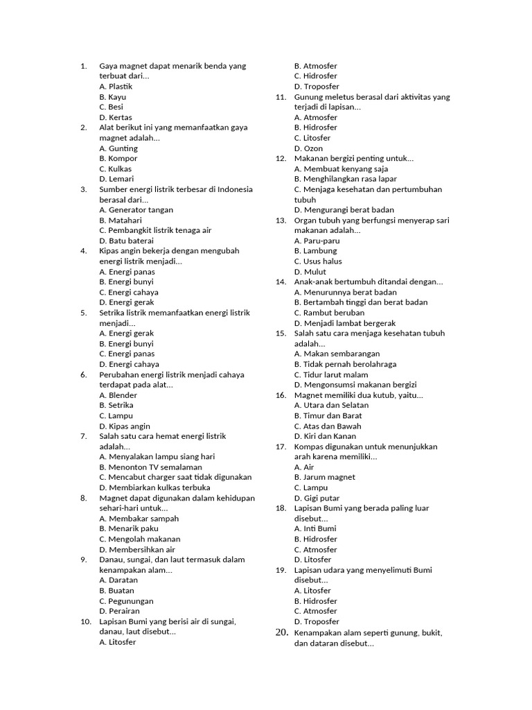Latihan Sas Ipas | PDF