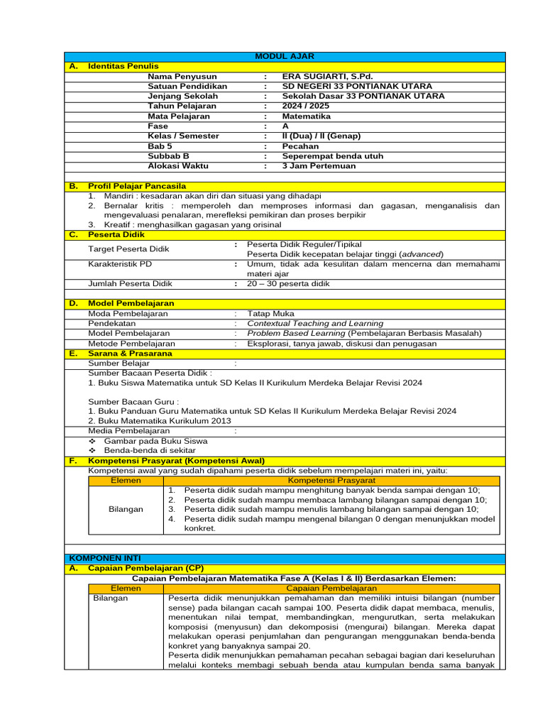 MODUL AJAr New | PDF