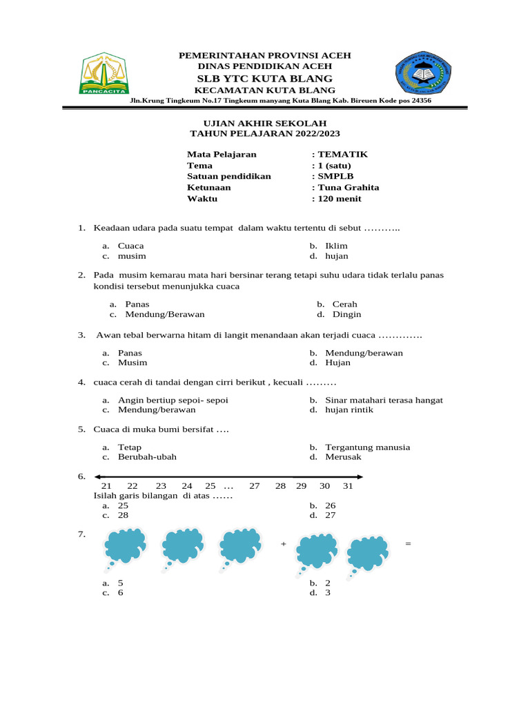 Soal Tema 6 Kelas 7 | PDF