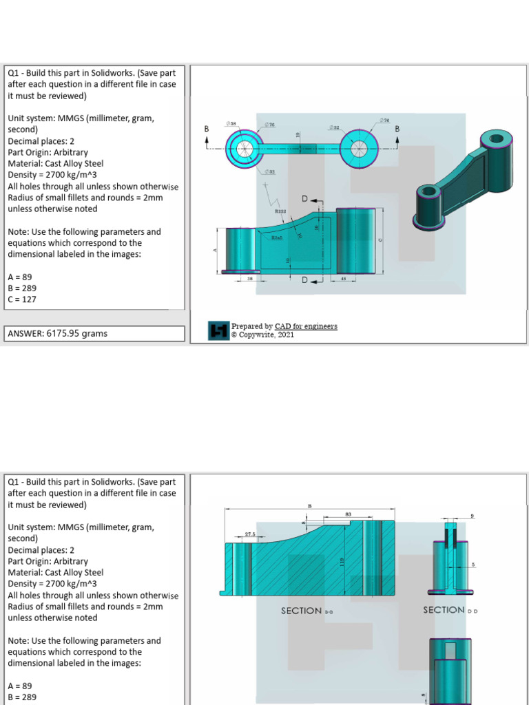 SolidWorks 2021 Engineering Design Guide | PDF