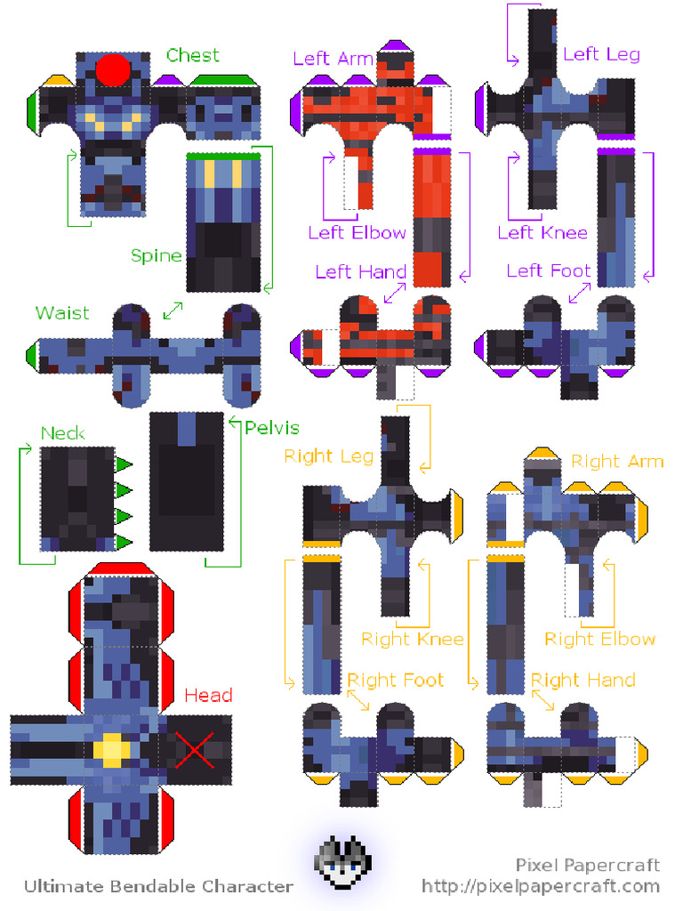 Minecraft Bendable Character | PDF