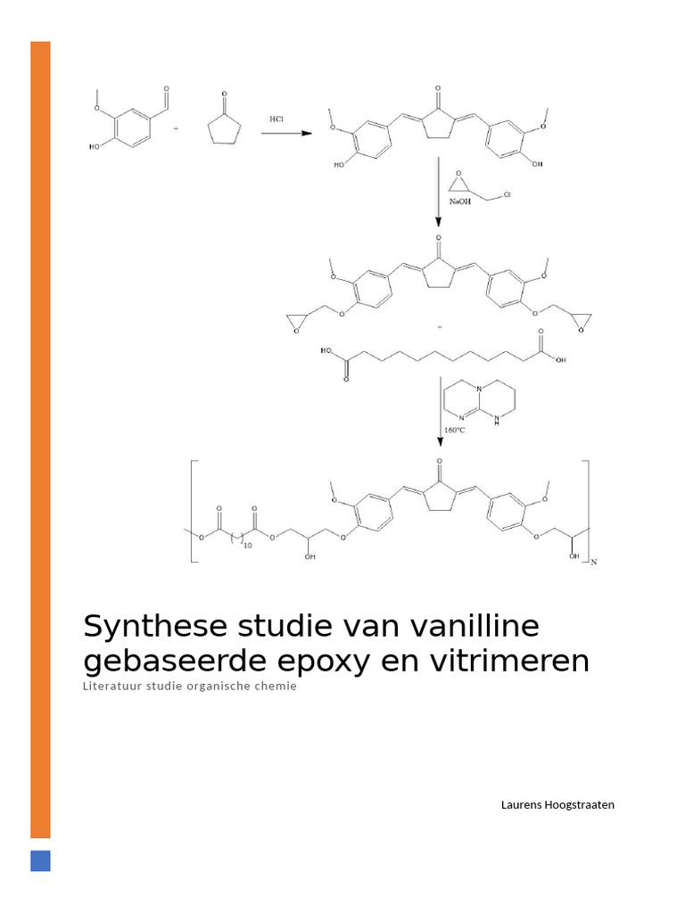 Literature Study For Vanilline Based Vitrimer Epoxy | PDF