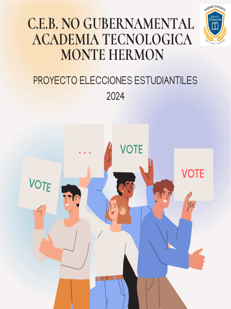 Colorful Modern Illustration Your Vote Counts Election Campaign ...