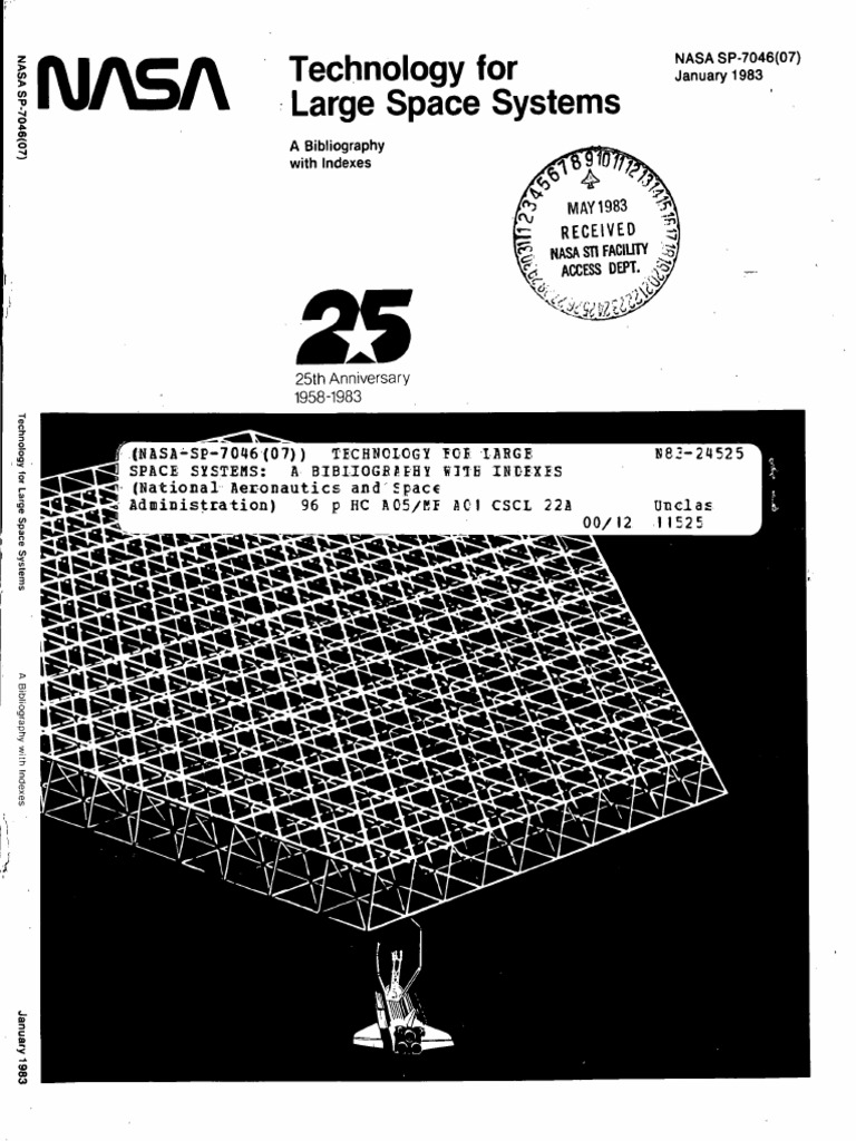 NASA Large Space Systems Bibliography | PDF | Telescope | Space Shuttle