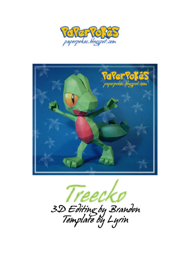 Treecko Shiny Lines Letter | PDF