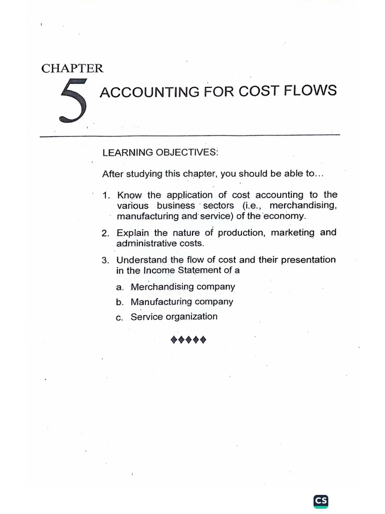 Cost Acctg. CTRL Chapter5 | PDF