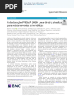 Checklist PRISMA 2020 em Português | PDF | Análise sistemática