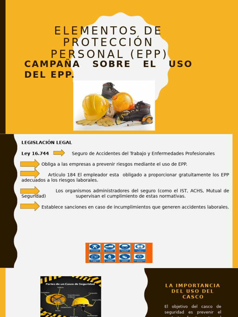 Campaña Del Uso de Epp | PDF | ruido | La seguridad
