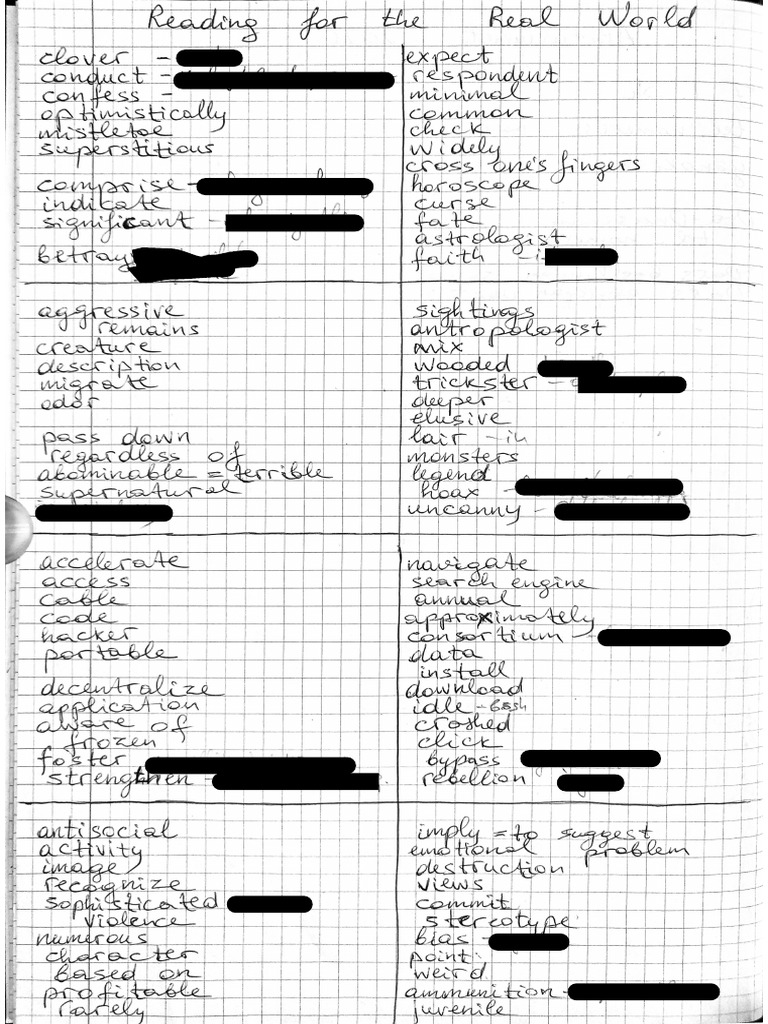 Reading For The Real World 1.2 | PDF