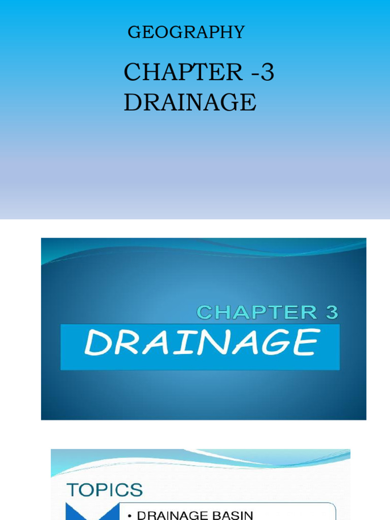 Drainage | PDF