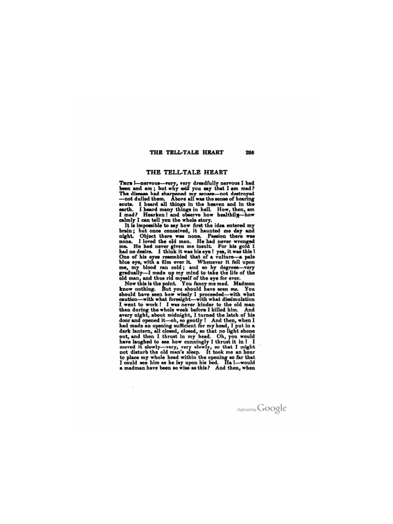The Tell-Tale Heart | PDF