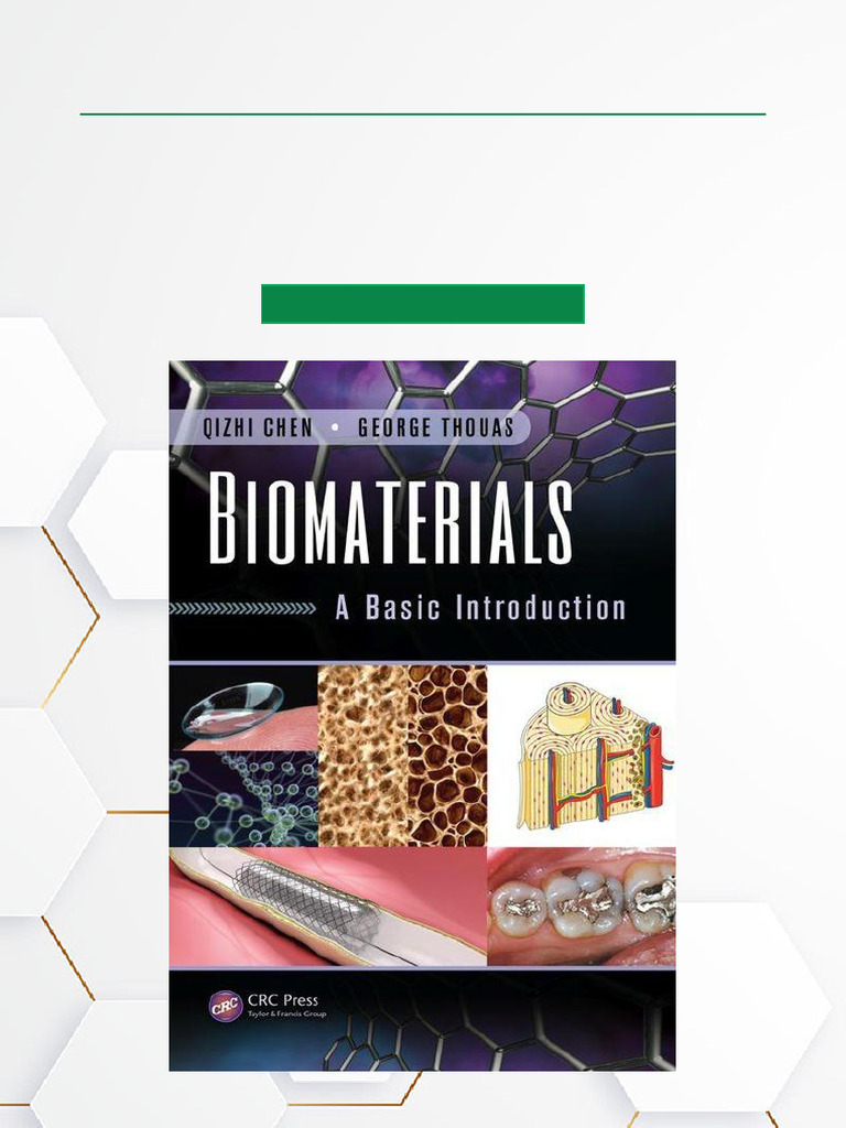 Biomaterials A Basic Introduction - 1st Edition Complete Book Download | PDF | Bioceramic | Polymers