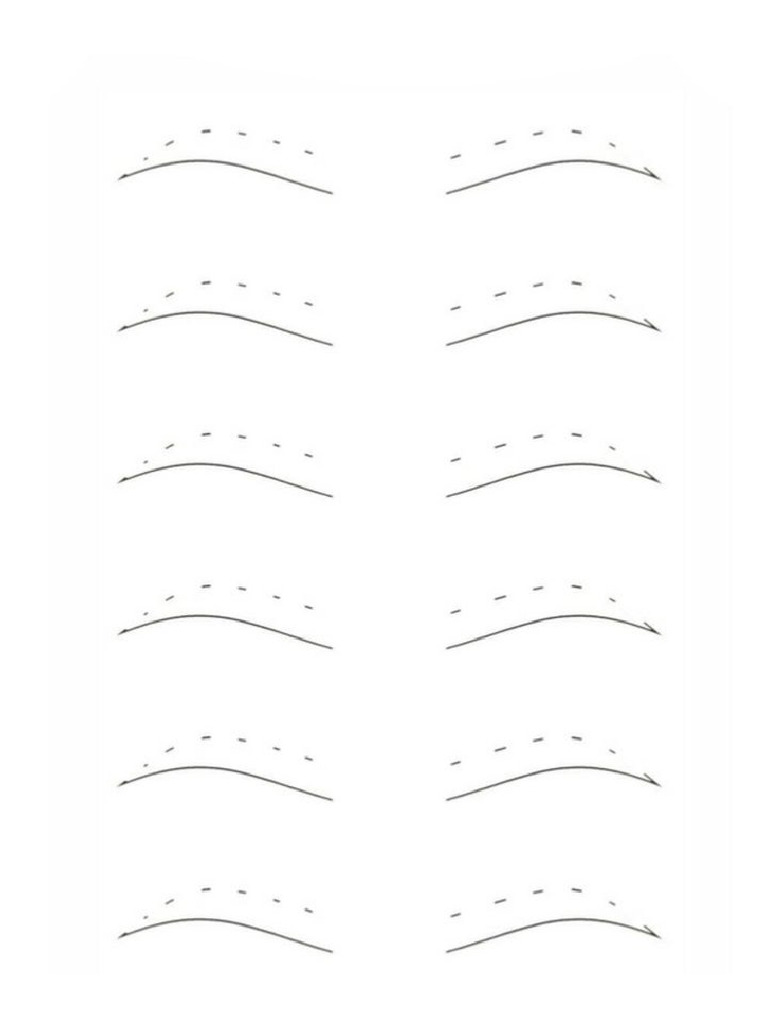 Practica de Cejas Hojas Estetica | PDF