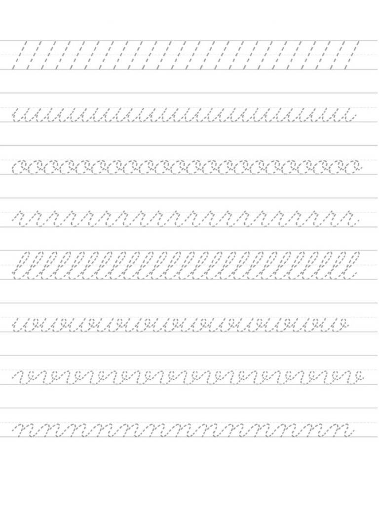 Practica de Caligrafia Hojas s3 | PDF