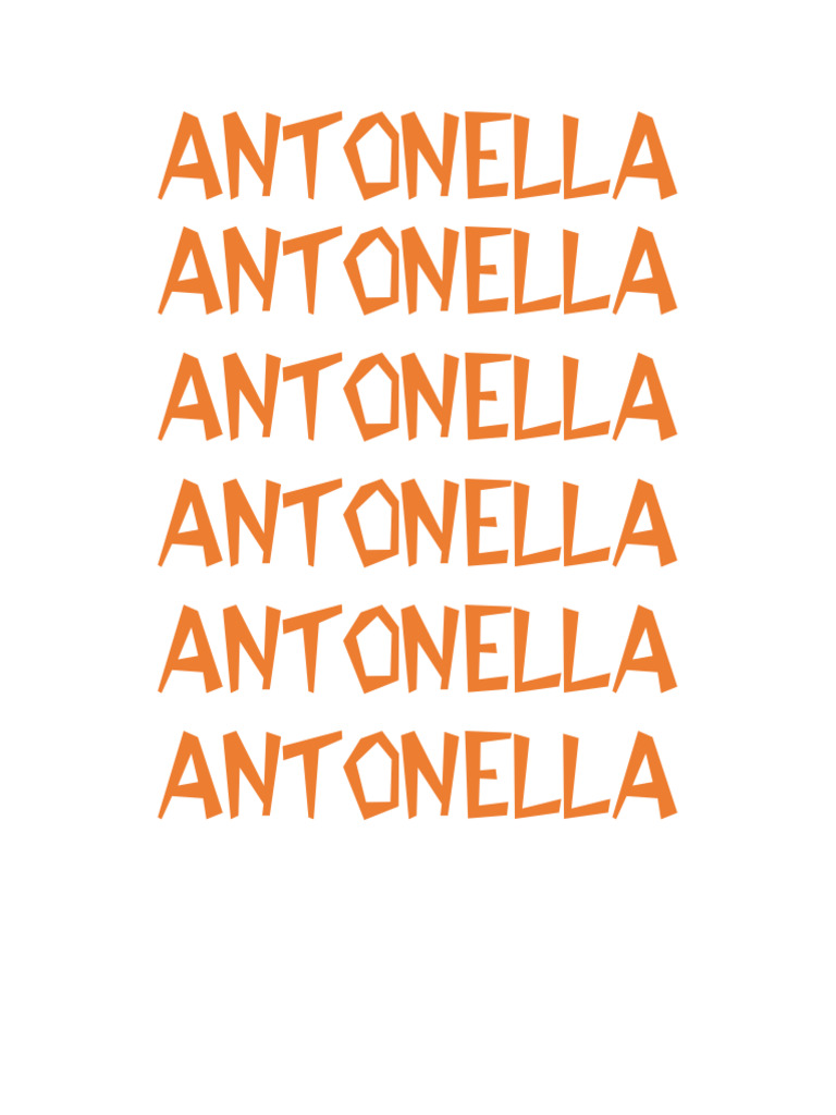 Antonella Antonella | PDF