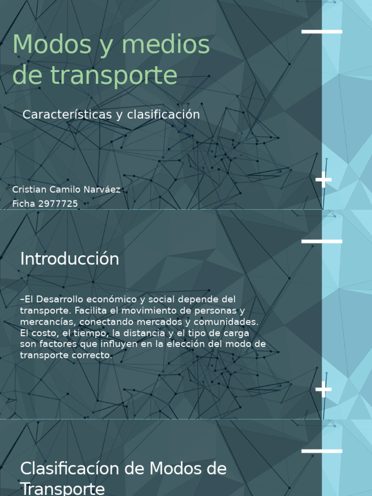 Modos y Medios de Transporte | PDF | Transporte | Transporte público
