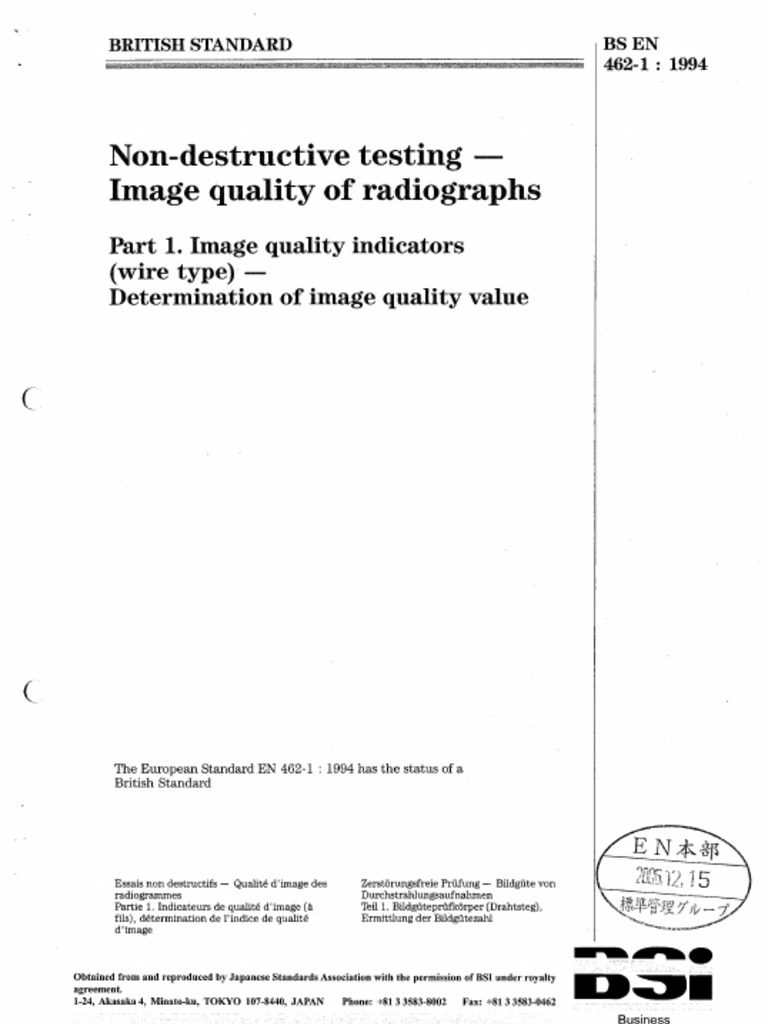 Bs-En 462-1 1994 | PDF