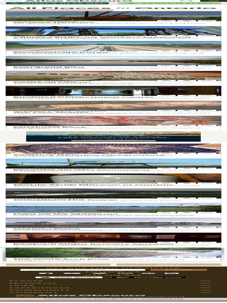 All Places in Ontario - Atlas Obscura | PDF