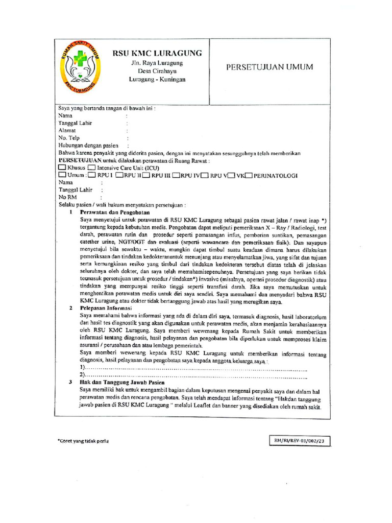 general concent ranap 1 | PDF